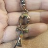 Ankh Necklace 7th Anniversary Gift flame Colored Copper Ankh Copper ...