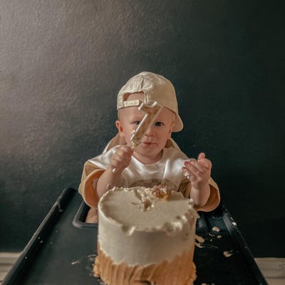 1st Birthday Boy Cake Smash Spoon First Birthday Party Smash Cake Spoon ...