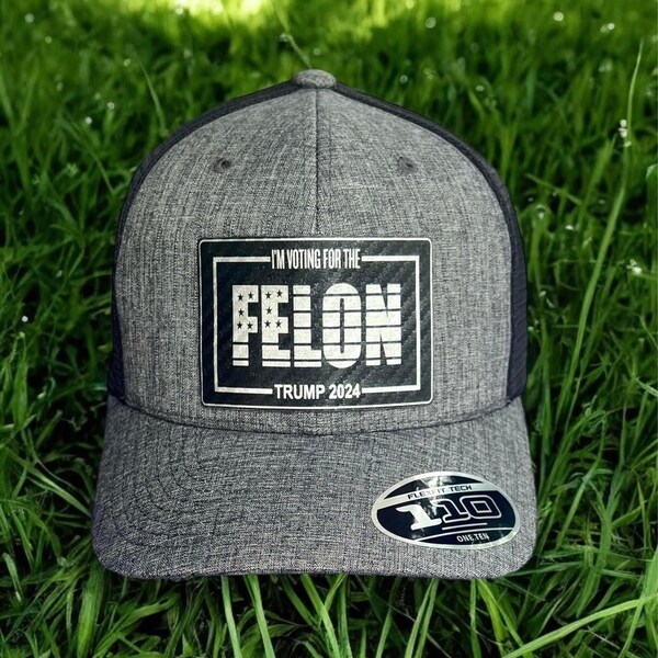 Vote Felon, Laser Engraving File, Hat Patches, Trump 2024 - Etsy