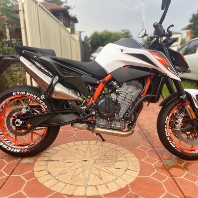 Wheel Stickers for 890 DUKE Rim Stickers Decals Tape Stripes Graphics ...