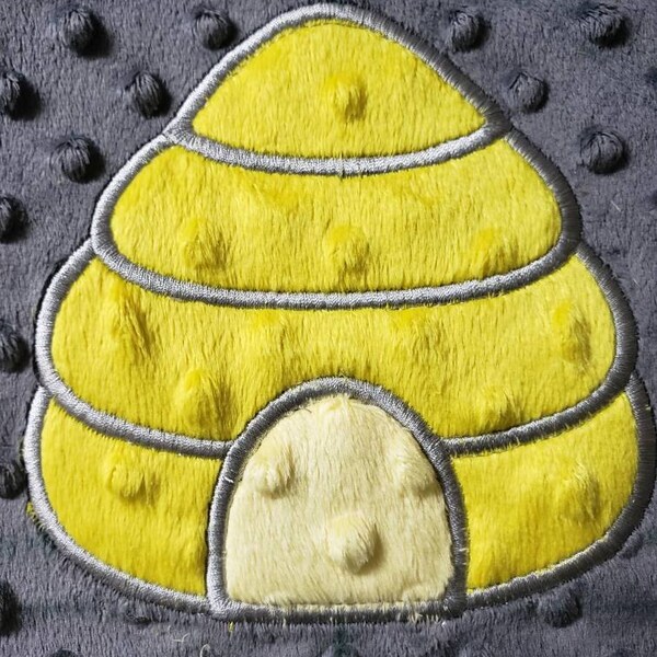 Beehive Applique Embroidery Design. Beehive Embroidery Design. Bee Hive Embroidery Applique ...