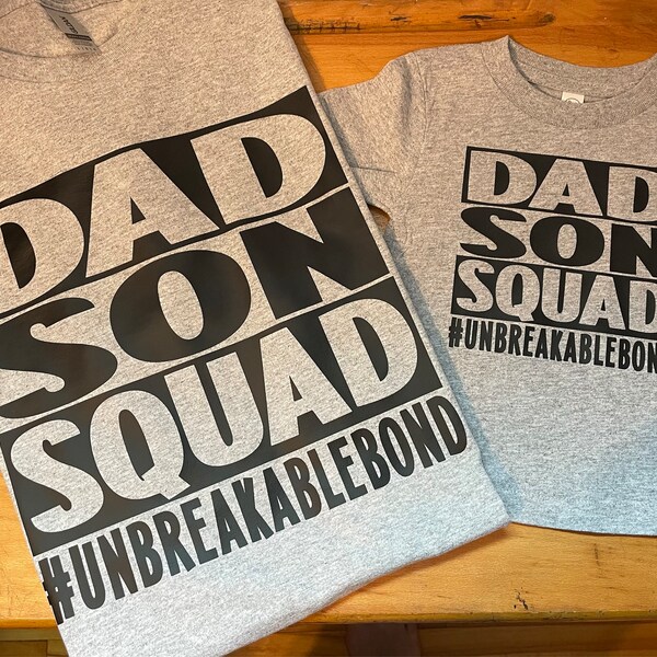 Dad Son Squad, Dad Son Squad Svg, Squad, Squad Svg, Dad Son Svg, Father ...