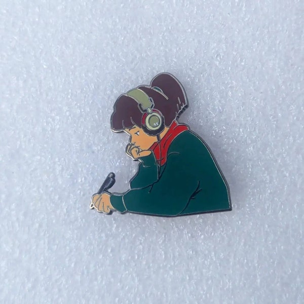 Lofi Girl Vibes Hard Enamel Pin - Etsy