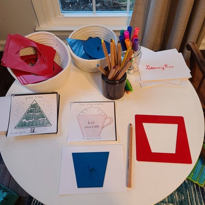 Montessori Metal Inset Design Cards Arctic and Antarctica Themed - Etsy