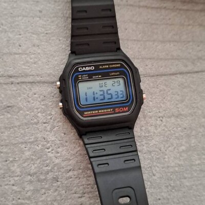 Casio F-91W Monochrome Gradient Filter Screen - Etsy