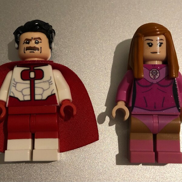 Lego Custom Invincible Comics Omni Man Nolan Grayson Minifigure - Etsy