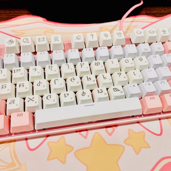 FFXIV Keycap Set, Eorzean Alphabet - Etsy