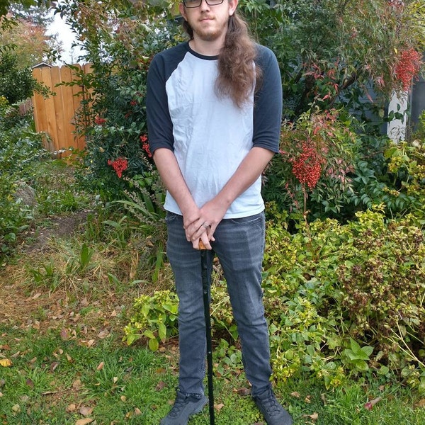 A Stout Irish Blackthorn Walking Stick With 3 Coats of Tung Oil ...