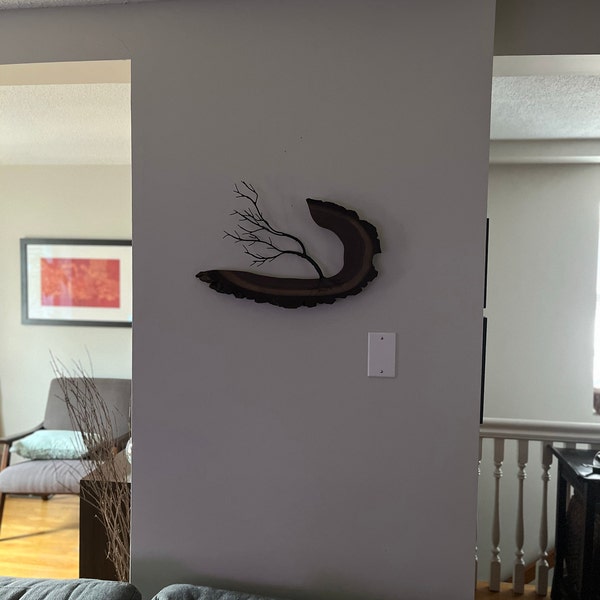 Art Objects,uniquetree Art Metal Wall Art,five Year Anniversary,weld ...