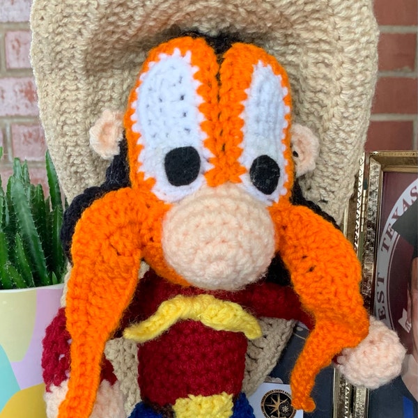 Yosemite Sam Crochet Pattern, Yosemite Sam Pattern Crochet, Looney ...