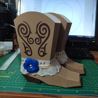 3D Camera Box Paper Craft Camera for Candy Photograph Photographer ...