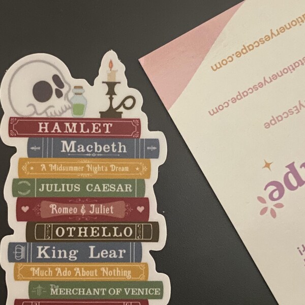 Thriller Book Stack Art Print, Bookish Prints, Gifts for Book Lovers ...