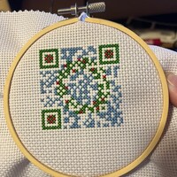 Last Christmas QR Code Cross Stitch Pattern, Plays Wham! Song on ...