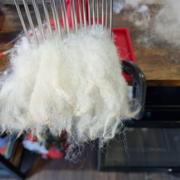 Wool Combs With Own Storage Holder - Made to Order- Double Row ...