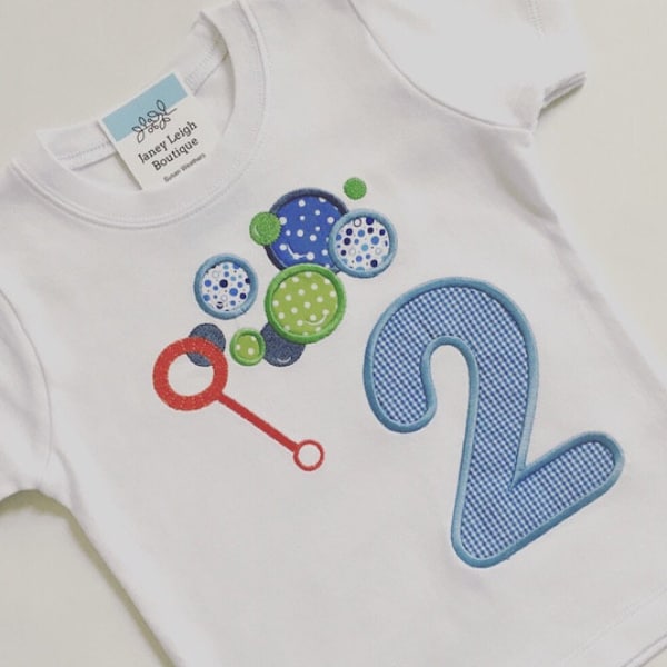 Applique Number Set. Embroidery Numbers. Birthday Numbers Embroidery ...