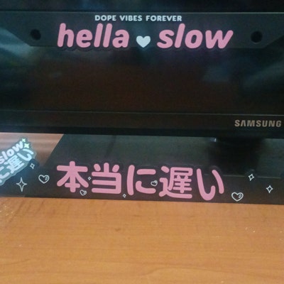Hella Slow License Plate Frame Chrome - Etsy