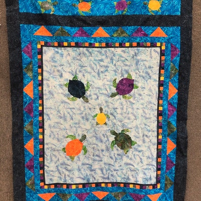 Surfboard Quilt Pattern Fun and Fast Fusible Applique, for the Surfer ...