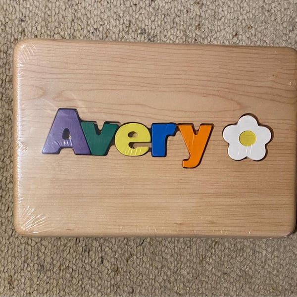 Bench Name personalized Baby-wooden Chair name Bench Custom Puzzle Baby ...