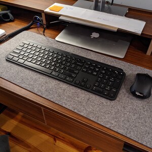 Merino Wool Felt Desk Pad, Laptop and Keyboard Mats 3mm Thick ...