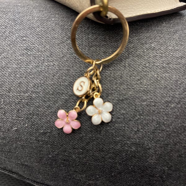 Customized Keychain With Personalized Letter Initials, Personalized ...