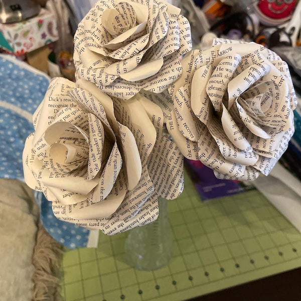 Ruffled Book Page Wreath - Etsy