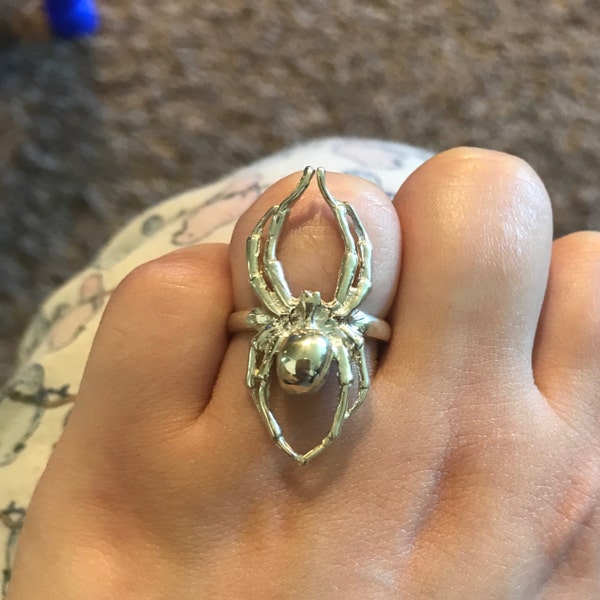 Spider Ring in Sterling Silver, All Sizes Are Available, Darkening ...