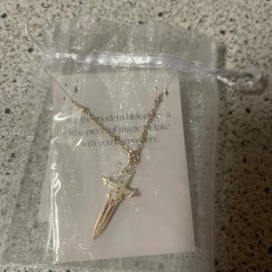 ROSE GOLD Siphon Inspired Necklace ACOTAR Night Court Bookish Jewelry ...