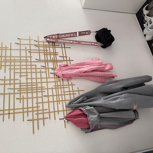 Metal Wall Coat Rack, Abstract Metal Wall Decor,entryway Metal ...