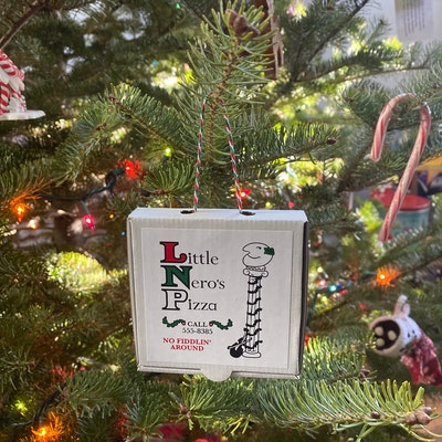 Home Alone Inspired Little Nero's Pizza Box Ornament WITH - Etsy