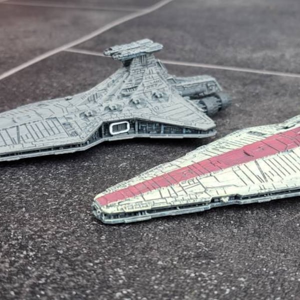 SW Armada Venator-class Star Destroyer (mel Miniatures) - Etsy