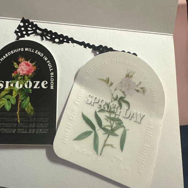 Clear Spring Day Sticker - Transparent Vinyl BTS Sticker - K-pop ...