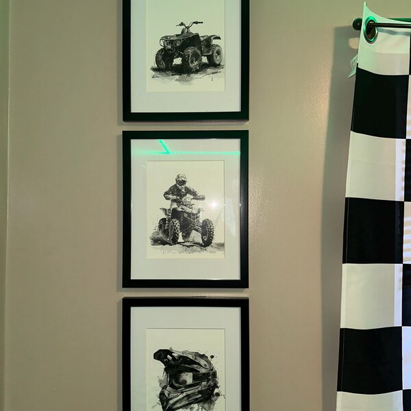 Quad Biking Prints, Biking Wall Art, Digital Download, Quad Bike Poster ...