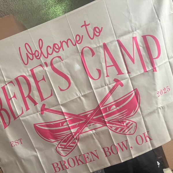 Custom Camp Bach Banner,camp Bachelorette Banner, Camp Bach Sign, Camp ...