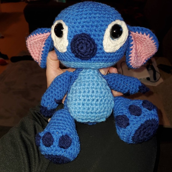 Little Blue Bean Crochet Pattern Amigurumi Instructions - Etsy