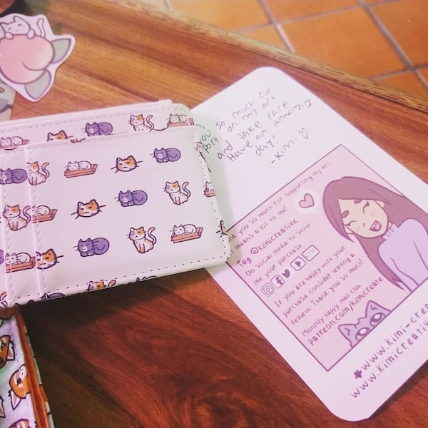 Kawaii Cute Kitty Cat Wallet, Neko Coin Purse, Kawaii Coin Purse, Coin ...