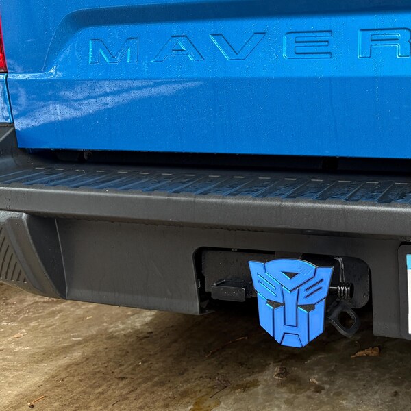 3D Printed Transformer Trailer Hitch Covers. Autobots | Decepticons - Etsy
