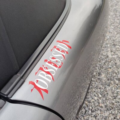 Cursed Oni Demon Jdm Cars Stickers, Multicolored Jdm Car Accessories ...