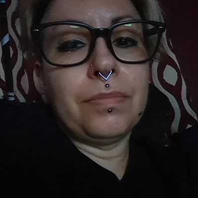 Large Spike Vertical Labret Jewelry, Angel Fangs Piercing Curved ...