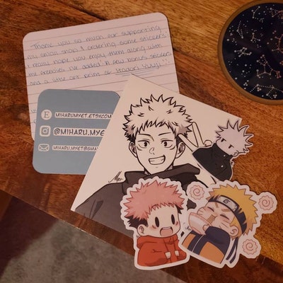 Cute Chibi I.tadori Vinyl Sticker Waterproof, Fadeproof, Scratch ...
