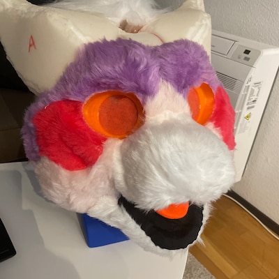 DIGITAL Wickerbeast Foam Head Base Pattern/template for Fursuits PDF ...