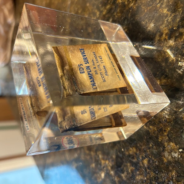 3x3 Resin Preserved Flower Lighted Floral Cube Wedding Flower ...