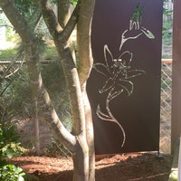 Metal Privacy Screen, Decorative Panel, Outdoor Garden, Fence, Art ...