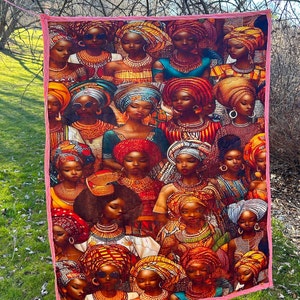 Map of Africa Fabric Panel. - Etsy