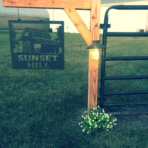 Custom Metal Barn Sign, Metal Farm Sign, Barn Indoor or Outdoor Sign 2 ...