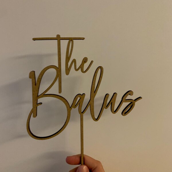 30th Birthday Cake Topper With Name, Happy 30th Birthday Custom Name ...