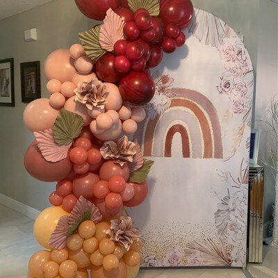 Lemon Bridal Shower Arch Backdrop Cover Stand Custom Positano Morocco Mediterranean Main Squeeze ...