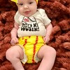 Baby Girl Cutest Football Fan Outfut ,game Day Outfit , Red and Black ...