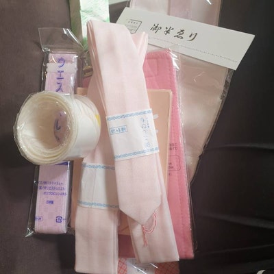 Sale 13 Items Starters Kimono Kitsuke Set Japanese Kimono Dressing ...