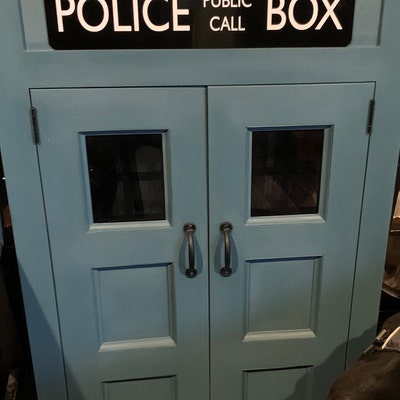 Police Telephone Box Sign 4 Inch by 17 Inch Aluminum Police Public Call ...