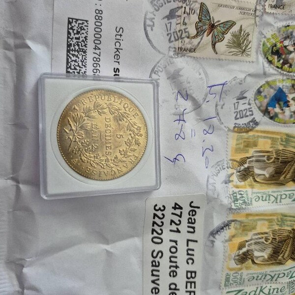 1 Franc Semeuse 1903 Reproduction Replica Numismatic Rare - Etsy